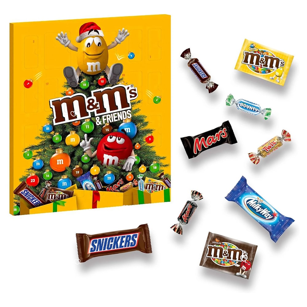 Calendrier De L'avent M&M's 2026 : Chocolat, Peanut, Crispy
