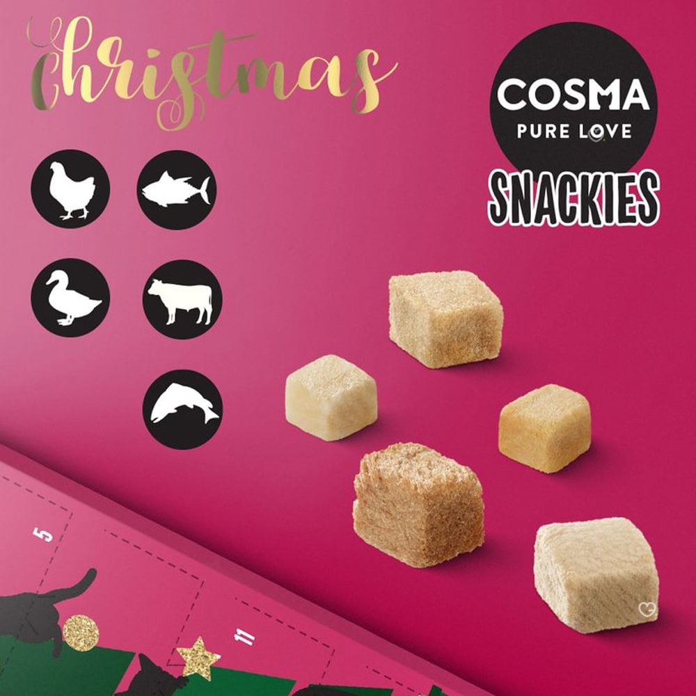 Calendrier De L'avent Pour Chat Cosma Snackies | Friandises
