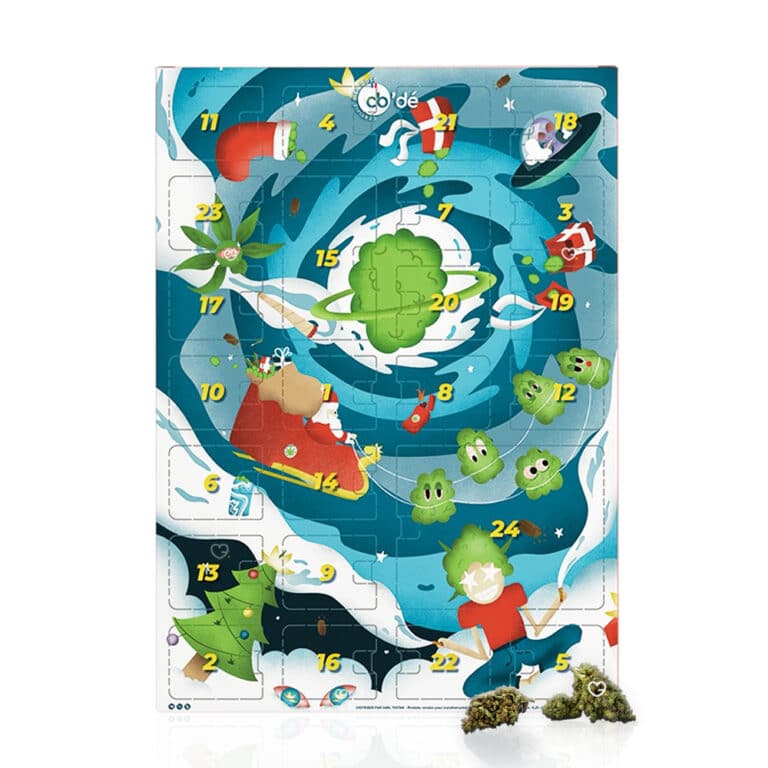 Calendrier De L'Avent CBD M-2J 2025 | Fleurs Et Résines CBD
